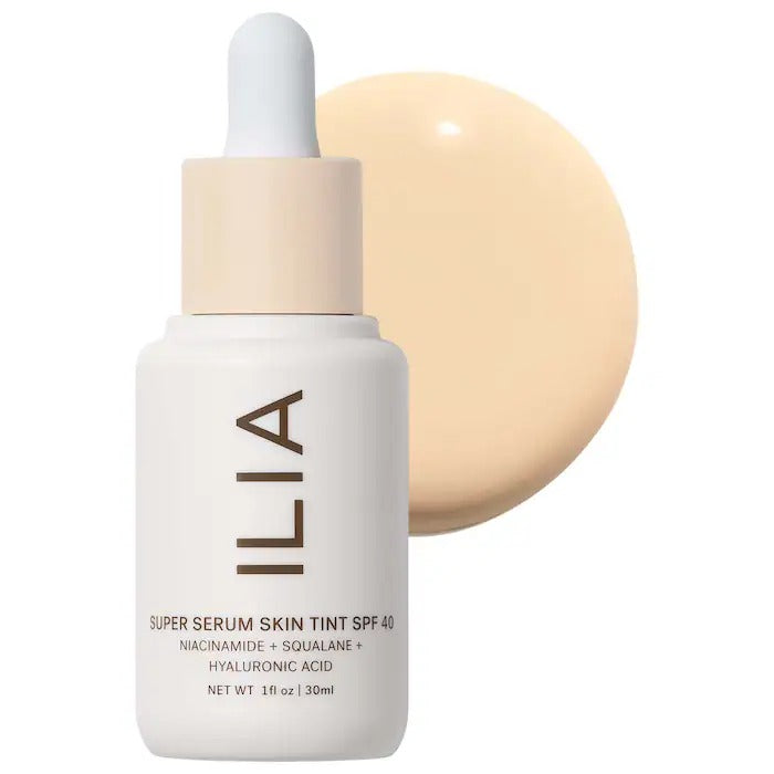 Ilia - Super Serum Skin Tint SPF 40 | Base ligera con protector solar y skincare