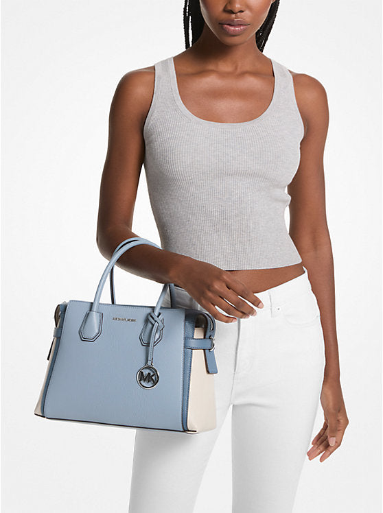 Michael Kors - Mercer Medium Color-Block Belted Satchel | Bolso de Dama