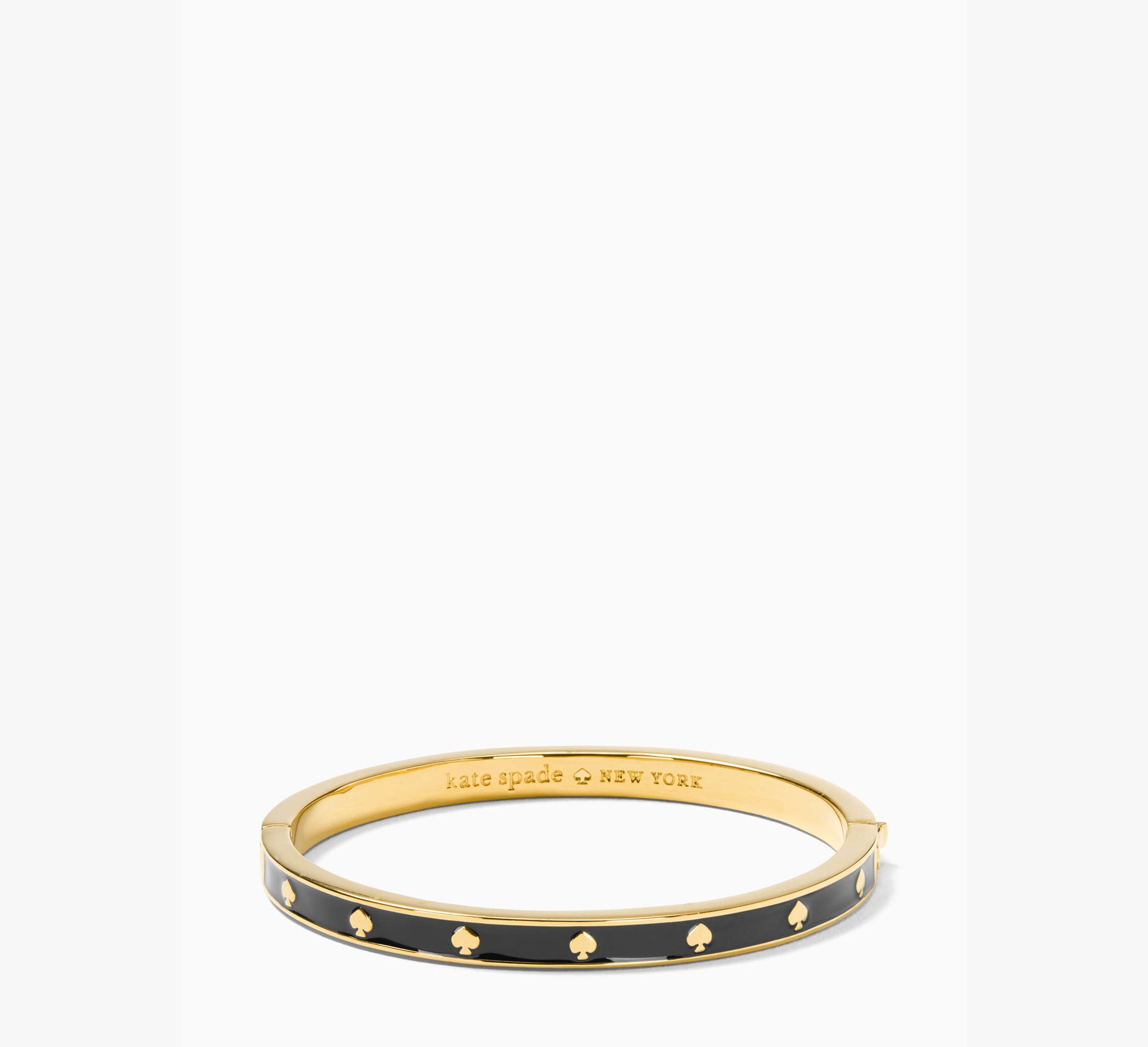 Kate Spade - Spot The Spade Enamel Hinged Bangle | Brazalete para Dama