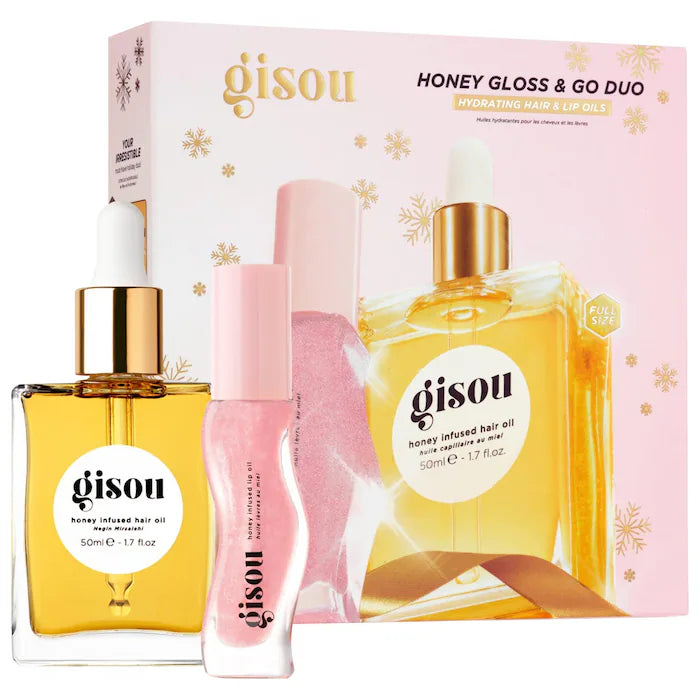 Gisou - Honey Gloss & Go Duo Value Set | Set Hidratante para Cabello