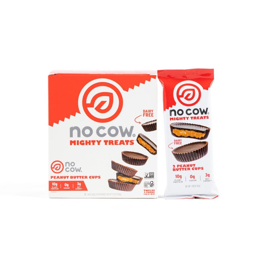 NoCow - Peanut Butter Cups - 24 Cups | Postre Saludable