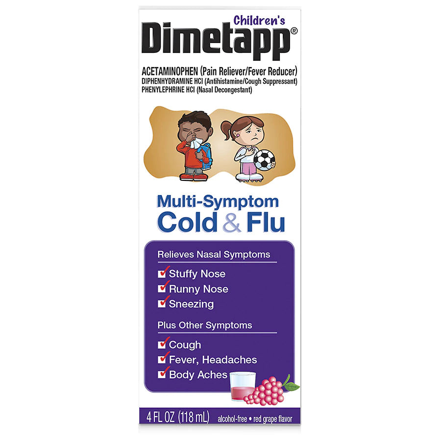 Dimetapp - Multi-Symptom Cold & Flu | Medicamento para el resfriado