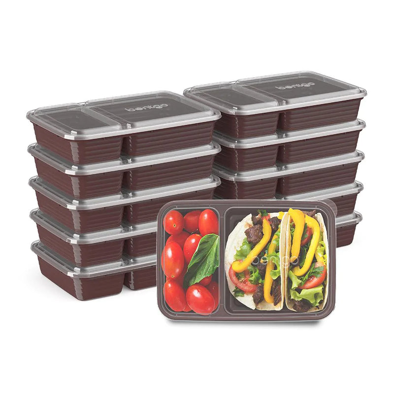 Bentgo - Prep 2-Compartment Meal Prep Containers | Contenedor de comida ...
