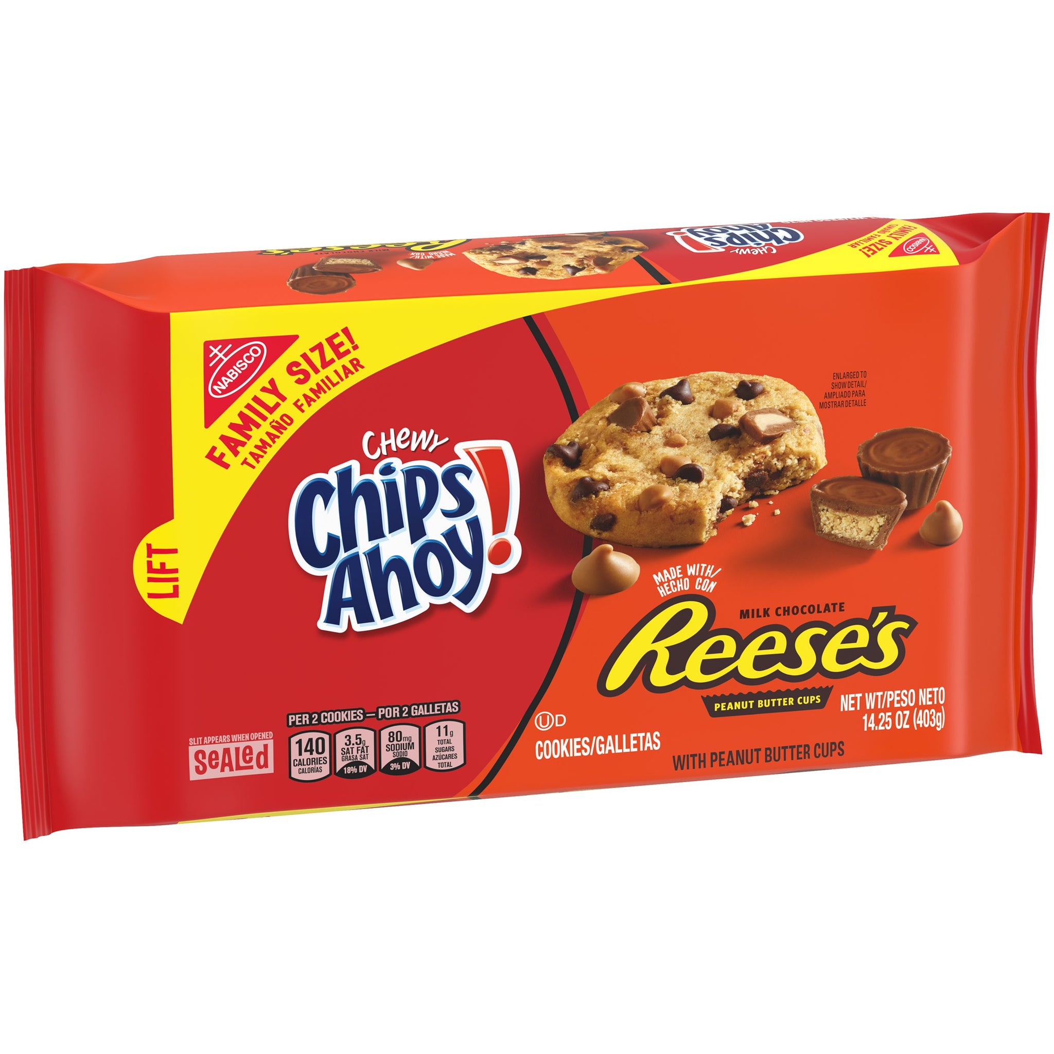 Chips Ahoy! - Galletas Chewy con Reese's | Galletas suaves con chispas ...