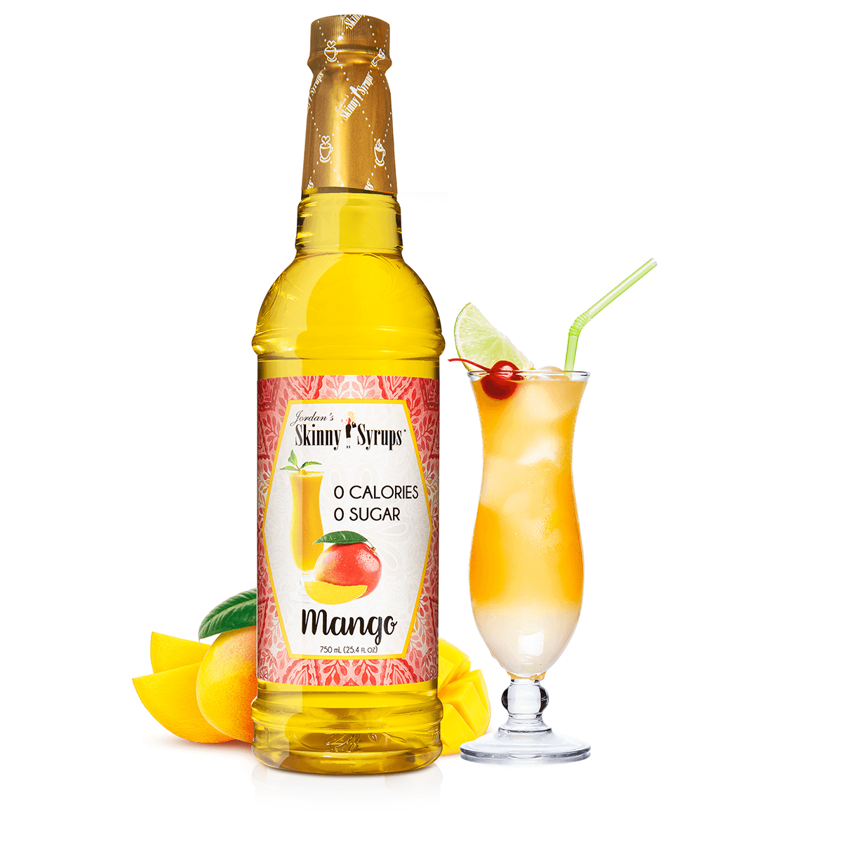 Skinny Mixes - Sugar Free Mango Syrup | Jarabe de Mango - 750 ML